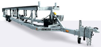 24' Tandem Axle Hydraulic Center Lift Trailer